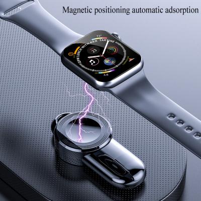 China Travel Cordless Smartwatch Wireless Charger Magnetic Portable Usb For Apple Watch Series for sale