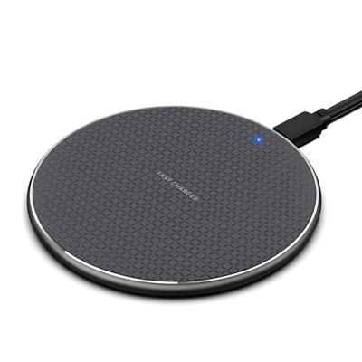 China High Power 110 KHZ Round Wireless Charger Desktop Aluminum Alloy for sale