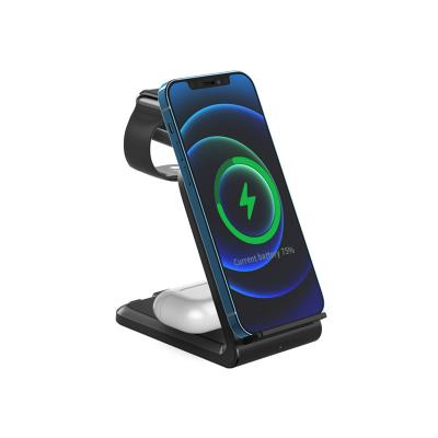 China 3in1 QI Desktop Wireless Charger for sale