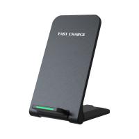 China Dual Coil Foldable Wireless Charging Stand 15W 10W Qi Fast Charger For Phone for sale