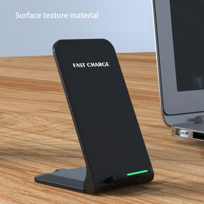 China 15W Qi Cordless Wireless Charger Vertical Foldable Portable Fast Charging for sale