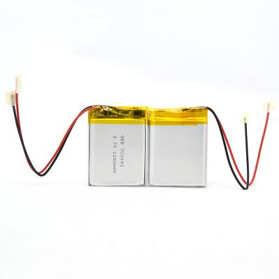 China 0.2C 3.7v 1200mah Lithium Ion Polymer Battery for sale