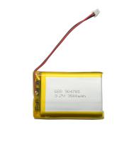 China Rechargeable 904765 Li-Polymer 3.7V 3500mAh Lipo Battery with Connector for sale