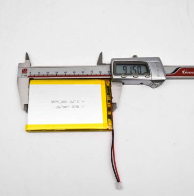China Rechargeable 606090 LiPo Li Ion Battery 3.7V 4000mAh Polymer Lithium for sale