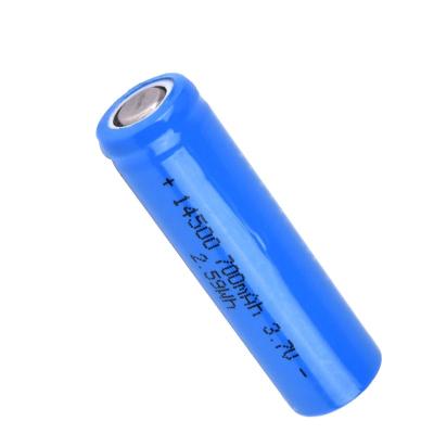 China Rechargeable 14500 LiFePO4 Battery 3.2V 600mAh 800 Cycles for sale