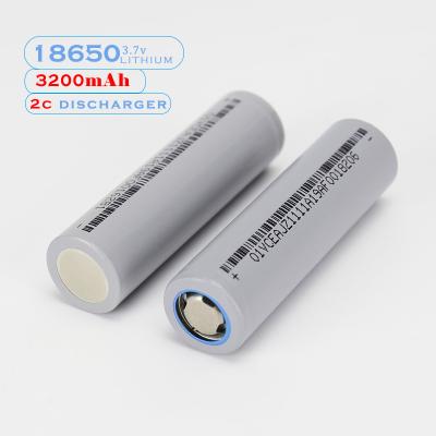 China 18650 Lithium Ion Battery 3.7V 3200mAh 6.4A Cylindrical Cell for Power Tools for sale
