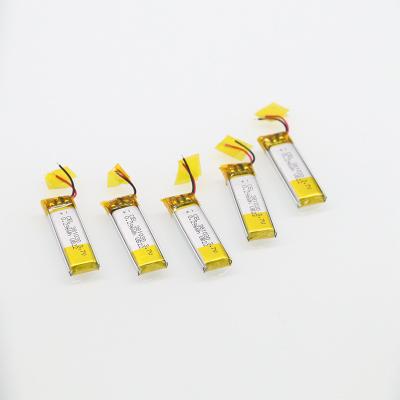 China IEC62133 3.7V 80mAh Lithium Ion Polymer Battery for Smart Wearable Devices for sale