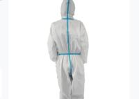 China Breathable Film Laminated Disposable Protective Gowns Suit Non Woven Fabric Knit Cuffs for sale