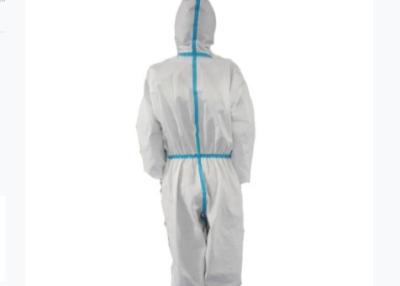 China Breathable Film Laminated Disposable Protective Gowns Suit Non Woven Fabric Knit Cuffs for sale