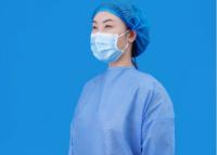 China Knitt Cuff Disposable Protective Equipment SMS Surgical Gown Standard for sale