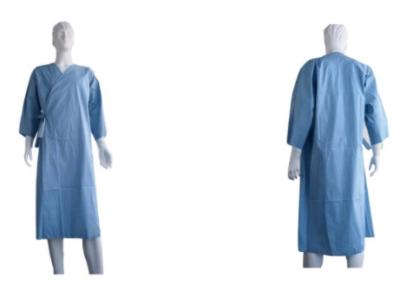 China Biodegradable Disposable Protective Equipment Disposable Patient Gowns for sale