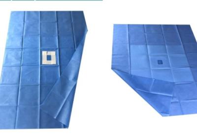 China Adhesive Sterile Fenestrated Surgical Drape Broad Spectrum Antimicrobial Properties for sale