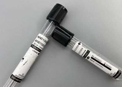China Black 0.109mol/L Sodium Citrate ESR Test Tube For Erythrocyte Sedimentation Rate for sale