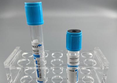 China Fibrinolytic System 3.2 3.8 Sodium Citrate Tube Light Blue Vial For Blood Collection for sale