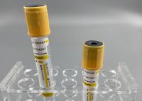 China 3ml 5ml Golden Yellow Blood Container Tube Inert Separation Coagulation Tube for sale