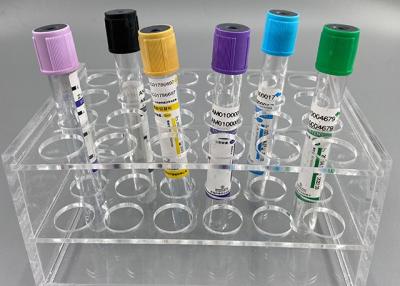 China HBAIC TC BNP Purple Blood Vacuum Container EDTA Vial For Blood Collection for sale