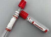 China Disposable Red Vacuum Blood Collection Container 5ml Biochemical Test Tubes for sale