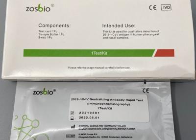 China CE Coronavirus Neutralizing Antibody Rapid Test Detection Card Sample Buffer for sale