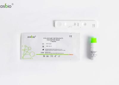 China COVID-19 IgG IgM Test Kit ( Colloidal Gold - Based ) Zhongxiu Qualifications for sale