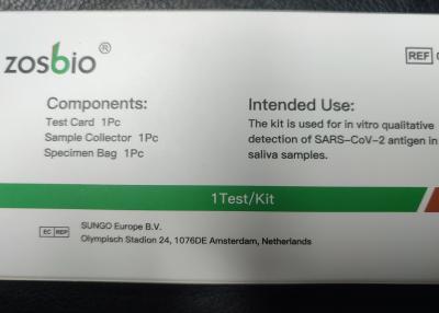 China 2019-NCoV Ag Rapid Saliva Sputum Test Usage Manual Room Temperature for sale