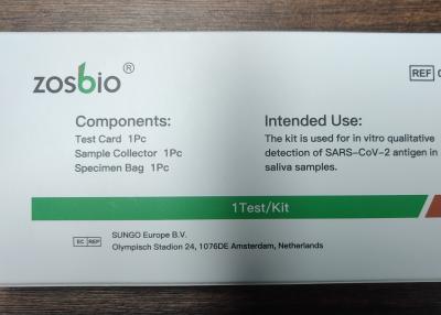 China Sodium Azide COVID-19 Test Kit Lateral Flow Test Kits With Sample Buffer Aluminum Foil for sale