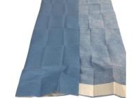 China Biodegraded Adhesive Side Drape Surgical Wood Pulp Non Woven for sale