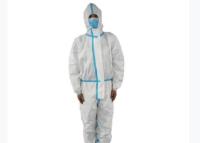 China Breathable Film Laminated Disposable Protective Gowns Suit Non Woven fabric for sale