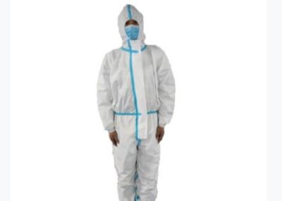 China Breathable Film Laminated Disposable Protective Gowns Suit Non Woven fabric for sale