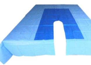 China PE PP Sterile Surgical Packs Split Sheet Drape Fluid Control for sale