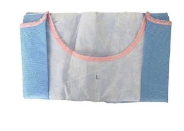 China EN 13795 Non Woven AAMI Level 4 Surgical Gown Sterile Fire Resistance for sale