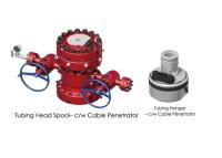China Oilfield Oil Wellhead Equipment Tubing Head Spool / Tubing Hanger Long Service Life for sale