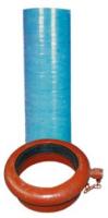 China Red Oil Rig Equipment Pneumatic Tyre Union And Telescoping Steel Union for sale