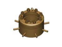 China Carbon Steel Oil Wellhead Equipment Slip - Type / Thread - Type Casing Hanger for sale