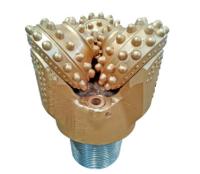 China Tricone Shape Downhole Drilling Tools API Standard Roller Rock Bit Carbon Steel for sale