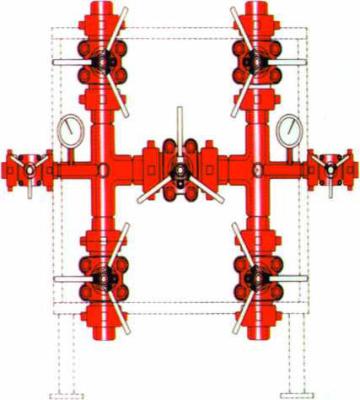 China Well Drilling Oil Wellhead Equipment Drilling Fluid Manifold Alloy Steel Material for sale