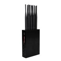 China Best Selling Classic Black Portable 14 Antennas 5G Cell Phone Signal Jammer with LCD Display for sale