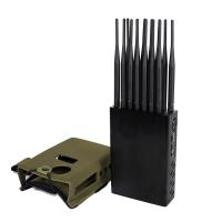 China Best Selling Classic Black Portable 14 Antennas 5G Cell Phone Signal Jammer with LCD Display for sale