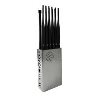 China Best Selling Silver Handheld 12 Antenna Cell Phone Jammer Block 5G/4G Cellular Signal Detector for sale