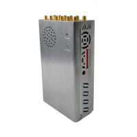 China Best Selling Silver Handheld 12 Antenna Cell Phone Jammer Block 5G/4G Cellular Signal Detector for sale