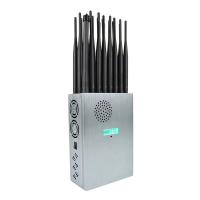 China Portable Handheld 24 Antennas channel 2G 3G 4G 5G GPS WIFI Lojack VHF UHF Signal Detector Device for sale