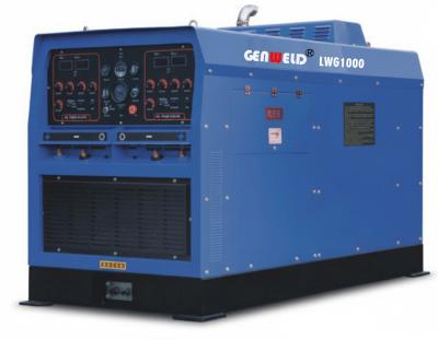 China GENWELD 1000 Amp Diesel Welder Generator with 100L Fuel Tank and 45kW Generator for Oil and Gas Pipeline Repair for sale