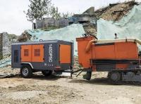 China GENWELD 188HP Diesel Portable Screw Compressor with Yuchai 140KW Engine 2 Wheel Two-stage Compression 17/15 m3/min FAD for sale