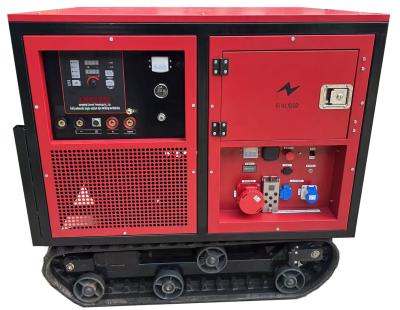China 350A Diesel Multi-Process Digital Welding Generator Highly Adaptable to High-Intensity Welding in Outdoor Infrastructure for sale