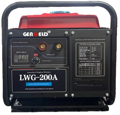China Portable Welder Generator with 180A Max Welding Current, 4kw AC Continuous Output, and 40kg Lightweight Design for Outdoor Operations for sale