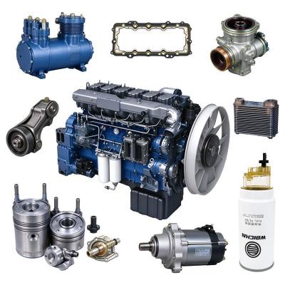 China Weichai Genuine Engine Cooling Parts Radiator Hose Intercooler Oil Cooler Turbocharger For Sinotruk Howo Heavy Duty Truck for sale