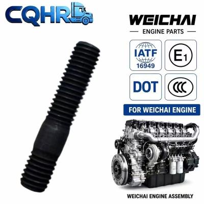 China OE 612600114385 Engine Stud Bolt for WEICHAI Diesel Engine SINOTRUK HOWO Heavy-Truck Cylinder Head Stud Bolt Assembly Fastener for sale