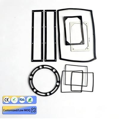 China Rubber Parts Manufacturer | Custom Flat Gaskets Wear-resistant Non-slip Cutting Waterproof Rubber Gaskets For Bottle Cap Sealing for sale