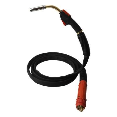 China Gas Cool 35% Duty Cycle MIG Welding Torch with 0.8-1.6mm Electrode Diameter and 3M Cable MIG Torch for sale