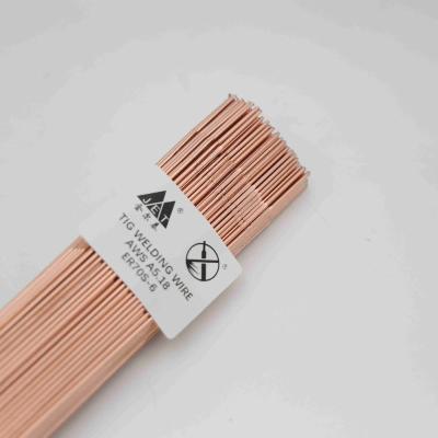 China ER70S-6 TIG Welding Rod 1.6mm x 1000mm Carbon Steel Filler Rod for Argon Arc Welding for sale