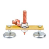 China Strong Double Headed Magnetic Welding Ground Clamp Fixed Magnetic Welding Holder for Electric Welder for sale